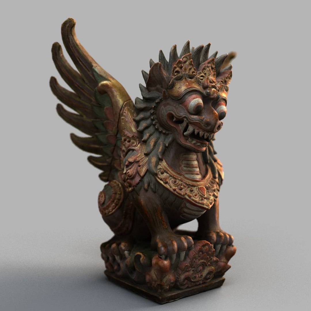 3D bali sculpture model - TurboSquid 1287019