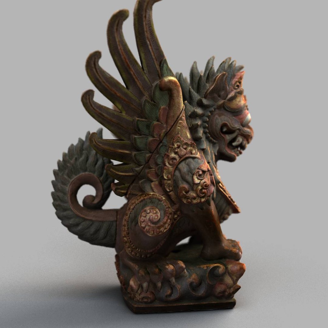 3D Bali Sculpture Model - TurboSquid 1287019