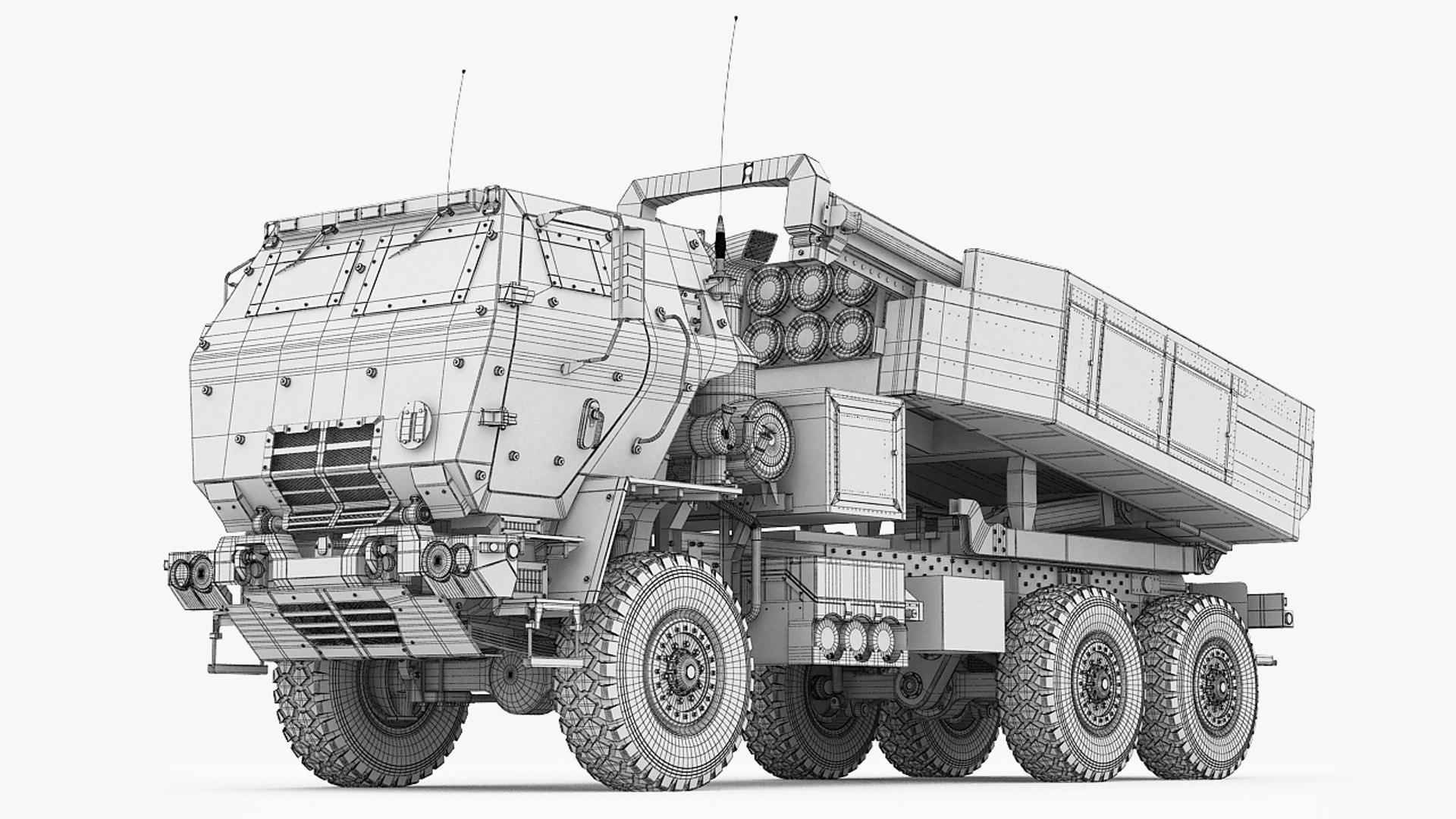 M142 himars army truck 3D model - TurboSquid 1396541