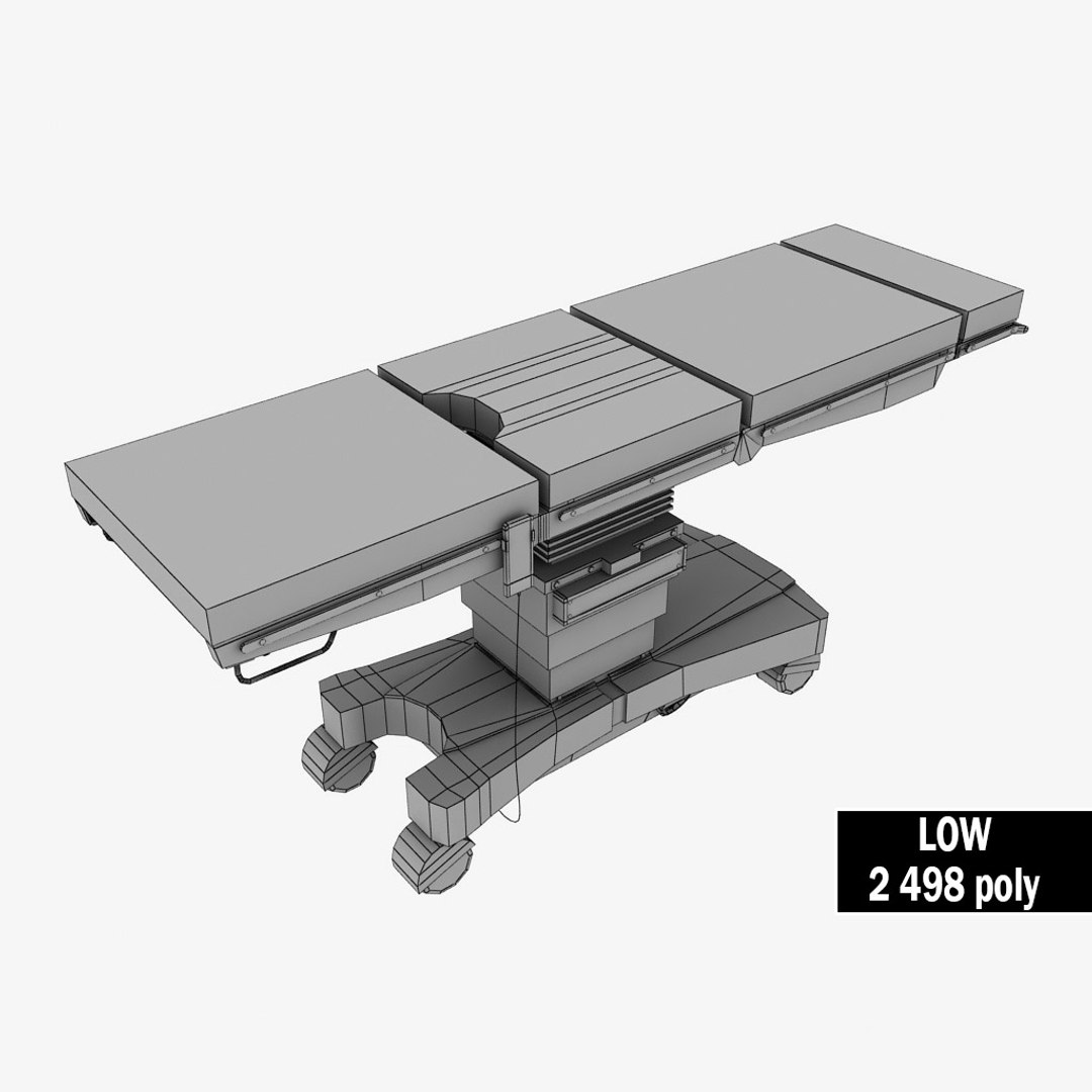 3d Operating Table Polys