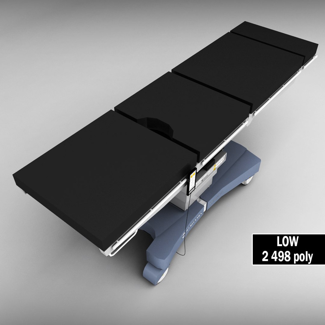 3d Operating Table Polys