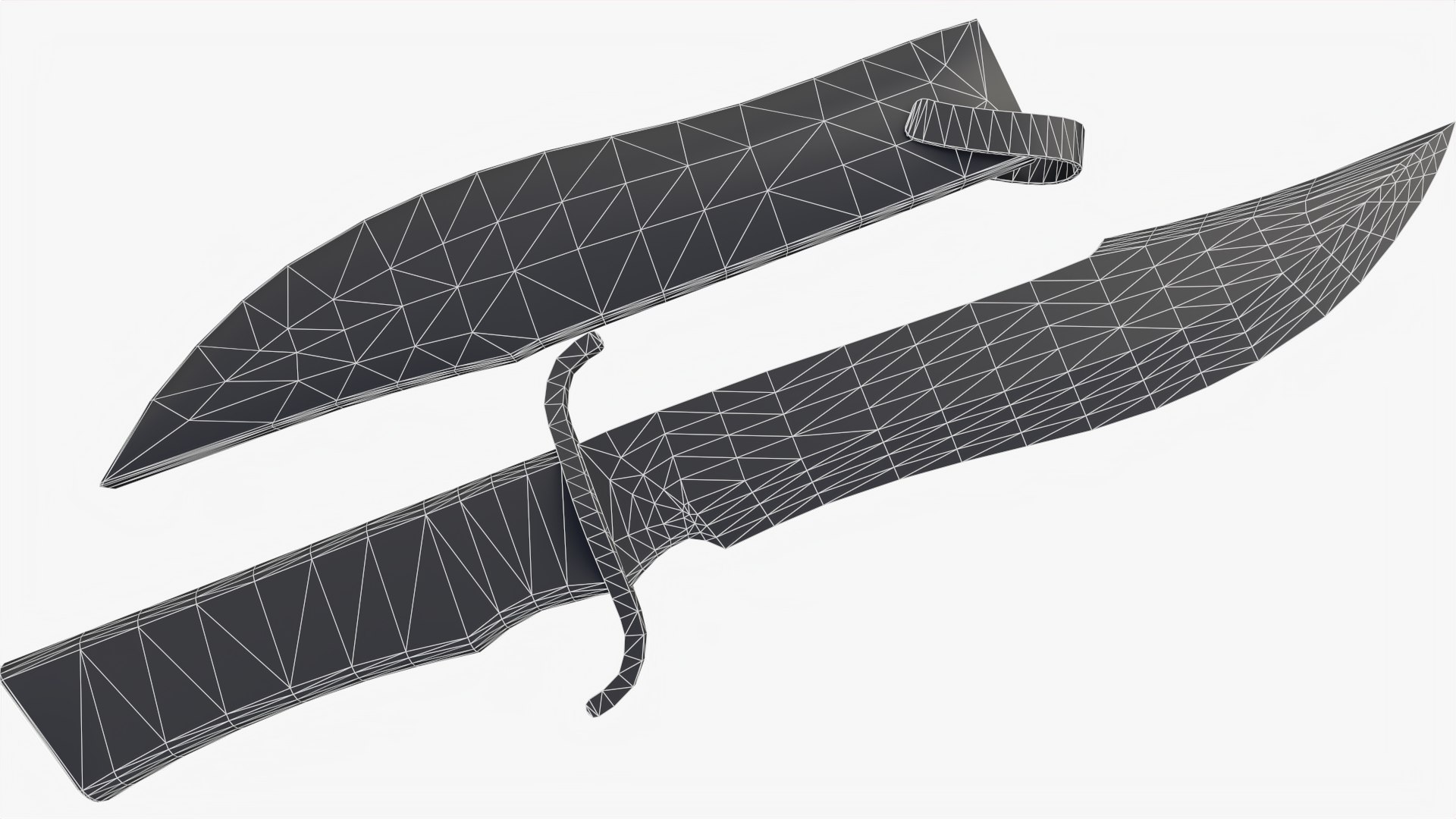 3D Game Ready Damascus Steel Dagger model - TurboSquid 1771943