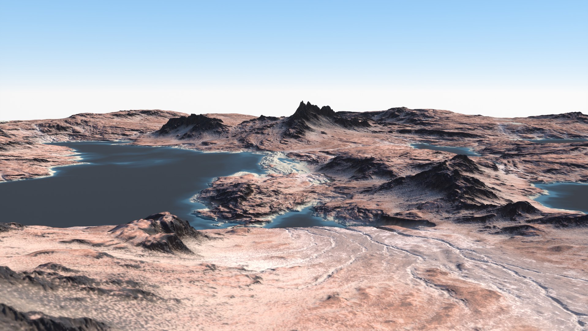 3D Southern Lakes - TurboSquid 2156035