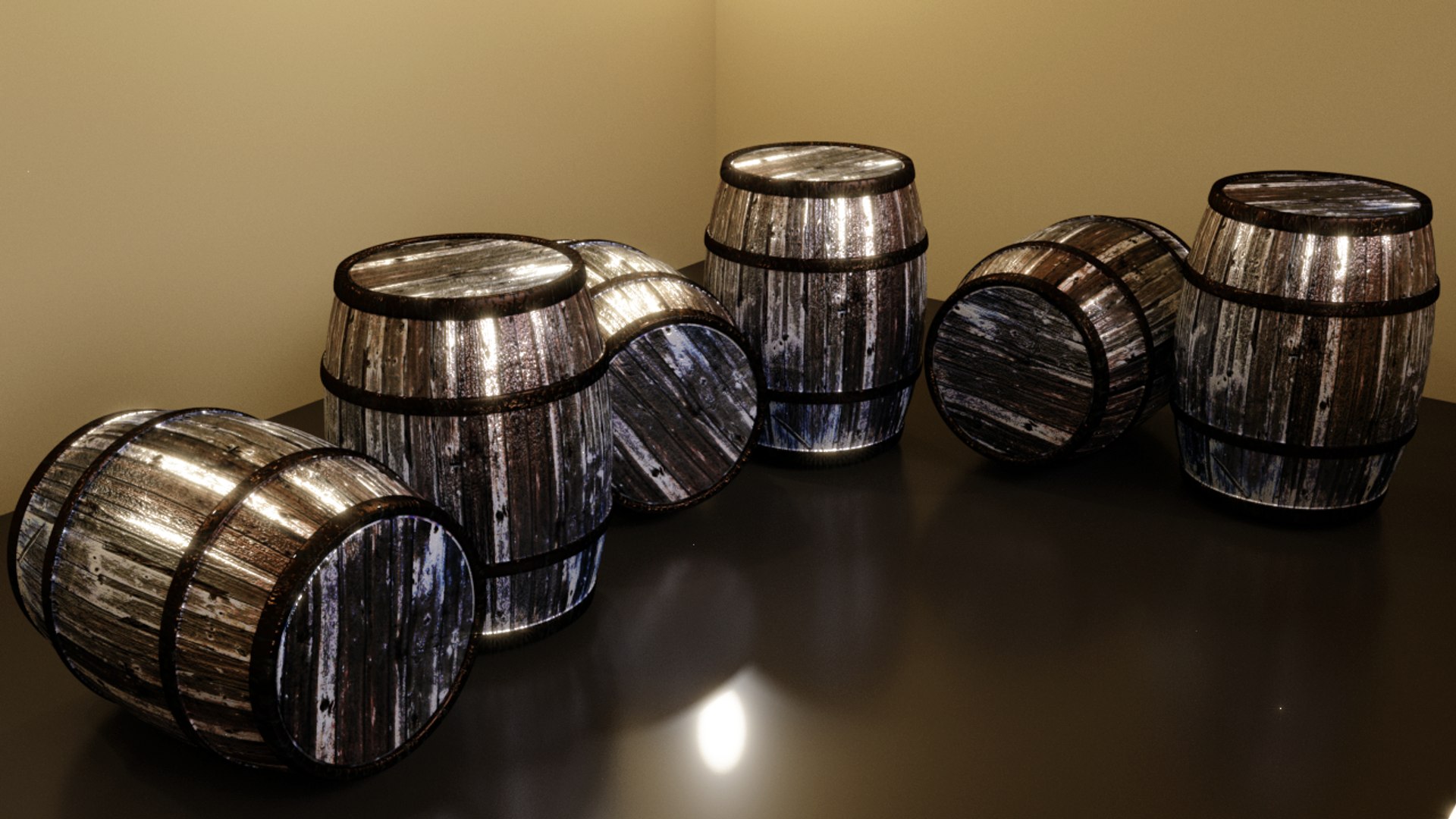3D barrel fantasy model - TurboSquid 1194489