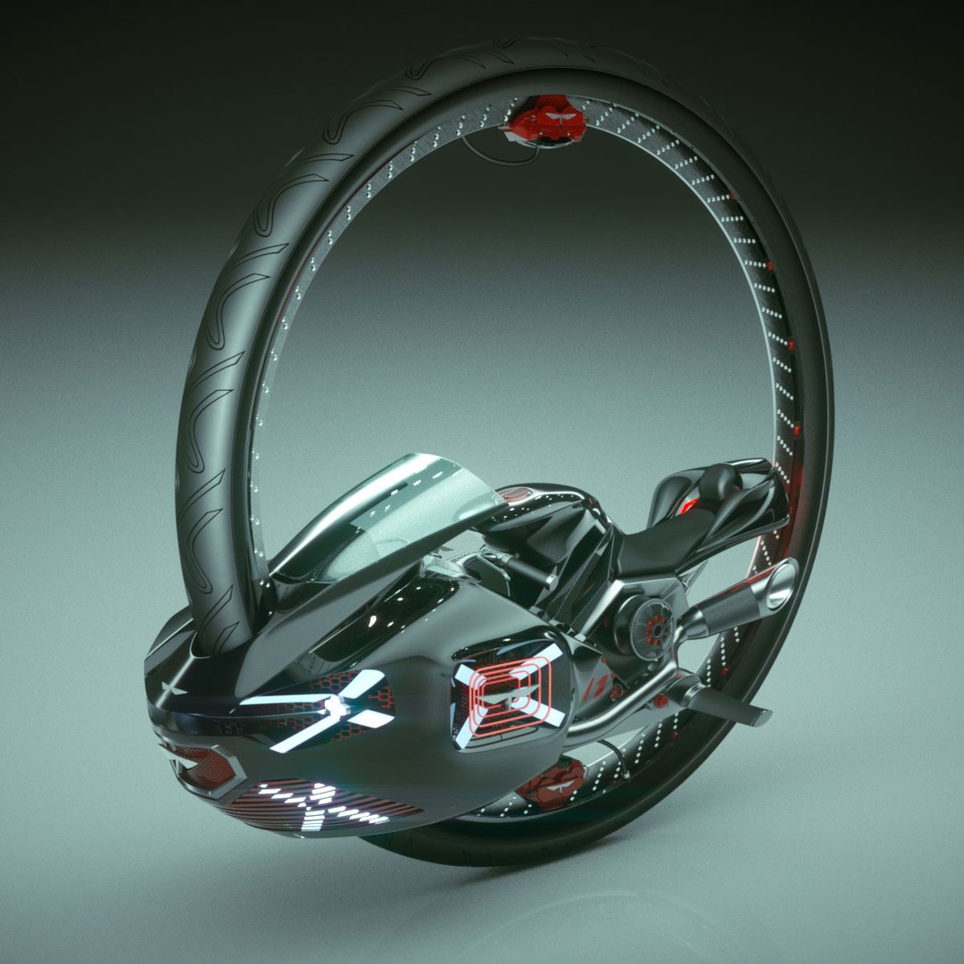 Monocycle 03 model - TurboSquid 1929956
