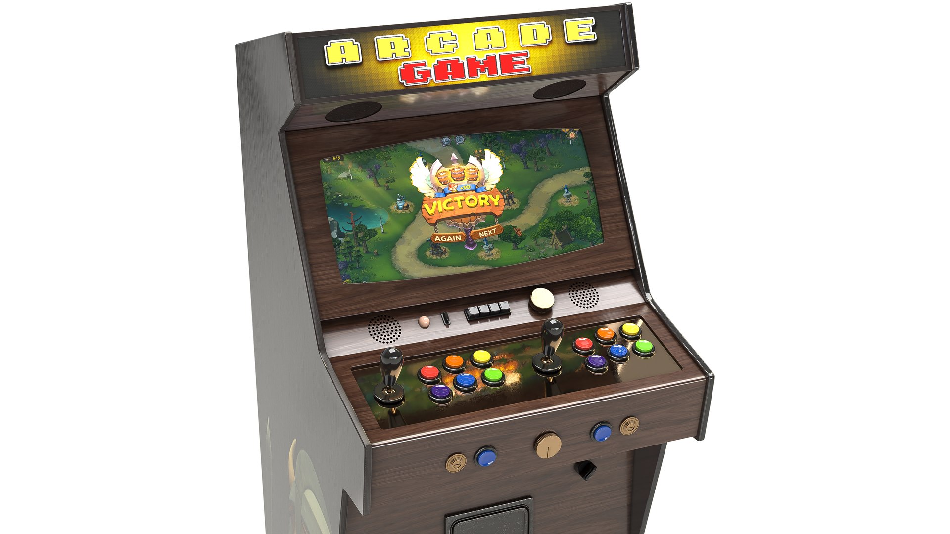 3D Arcade Game Machine Model - TurboSquid 2312620