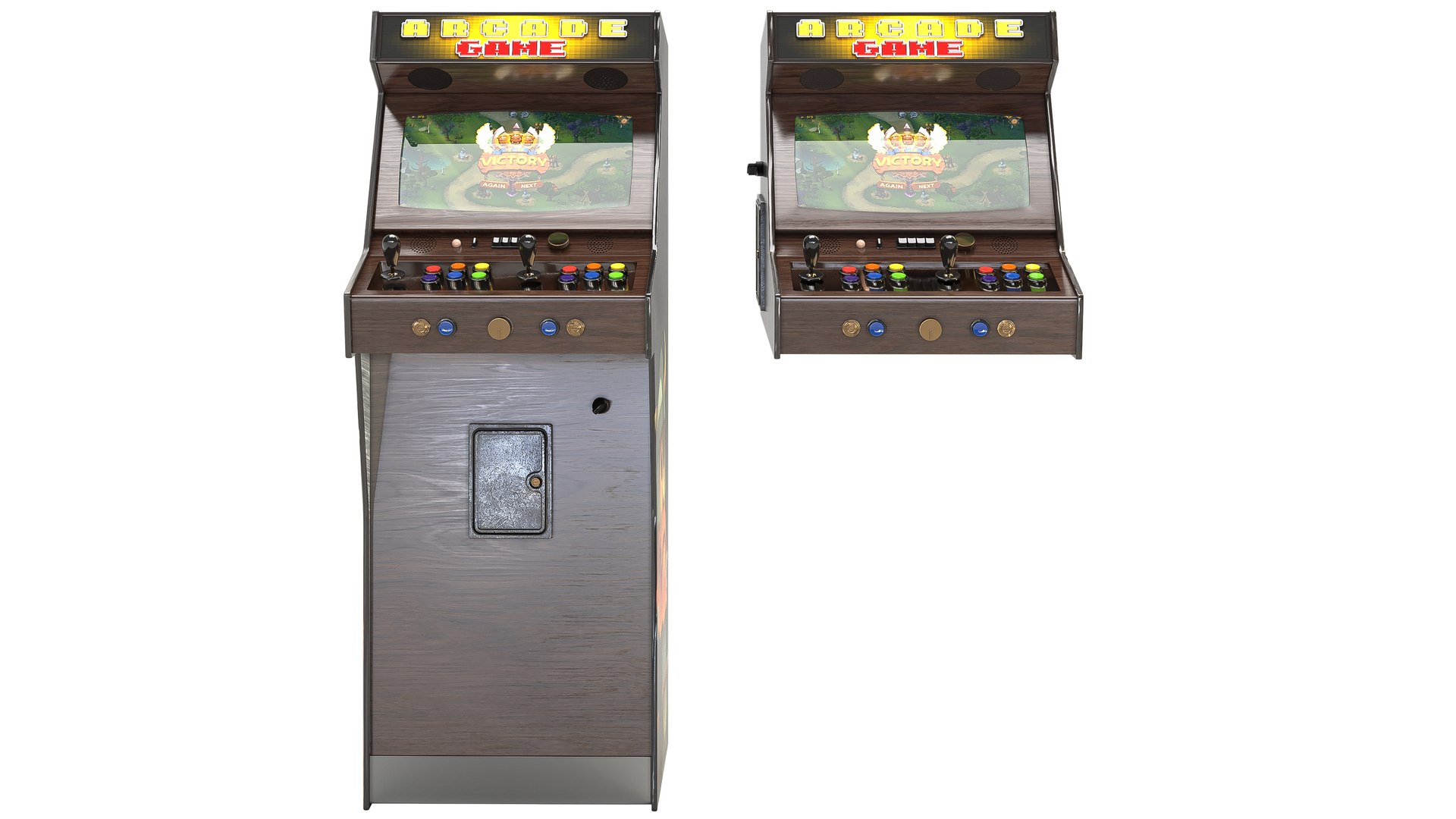 3D Arcade Game Machine Model - TurboSquid 2312620