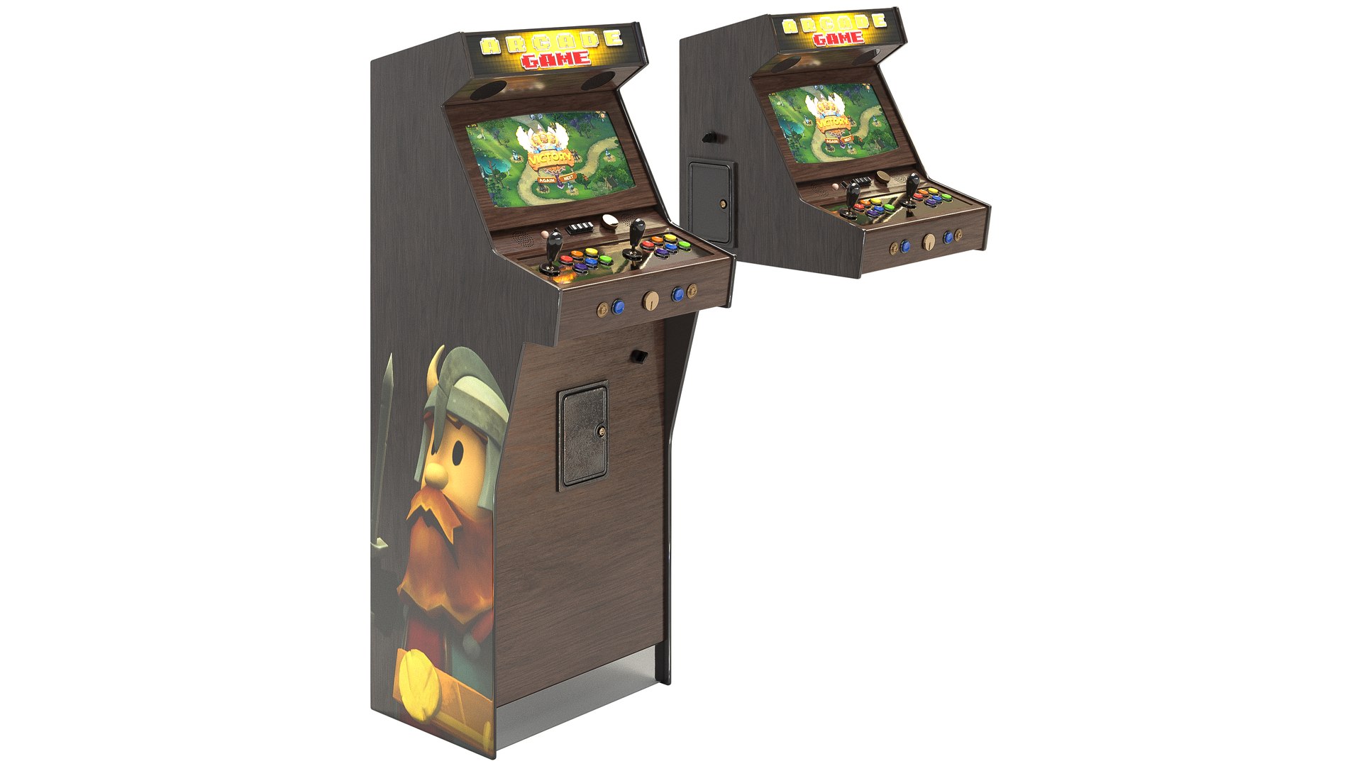 3D Arcade Game Machine Model - TurboSquid 2312620