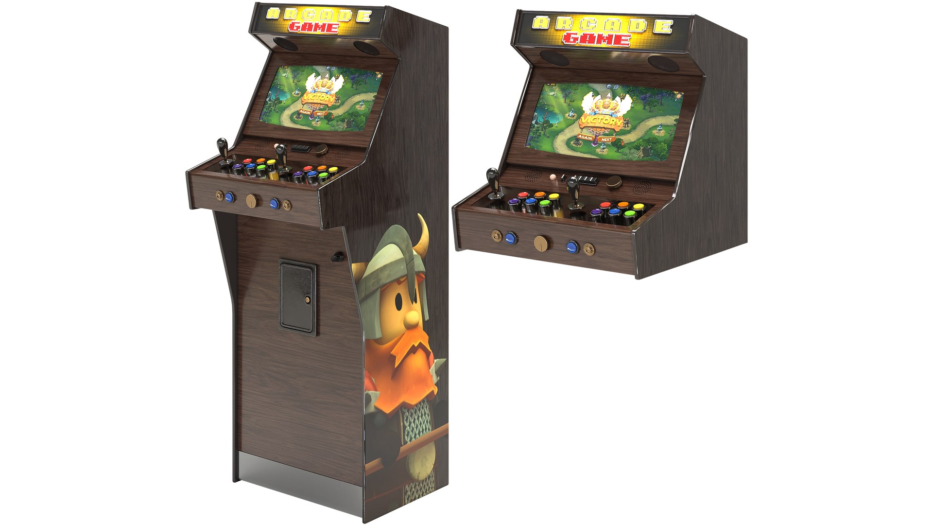 3D Arcade Game Machine Model - TurboSquid 2312620