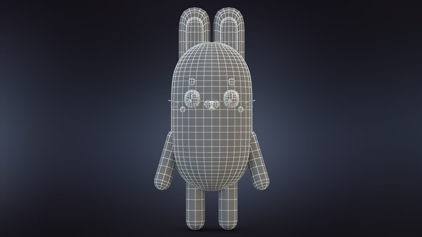 3D модель Мультфильм Bubble Bunny Rabbit - TurboSquid 1633003