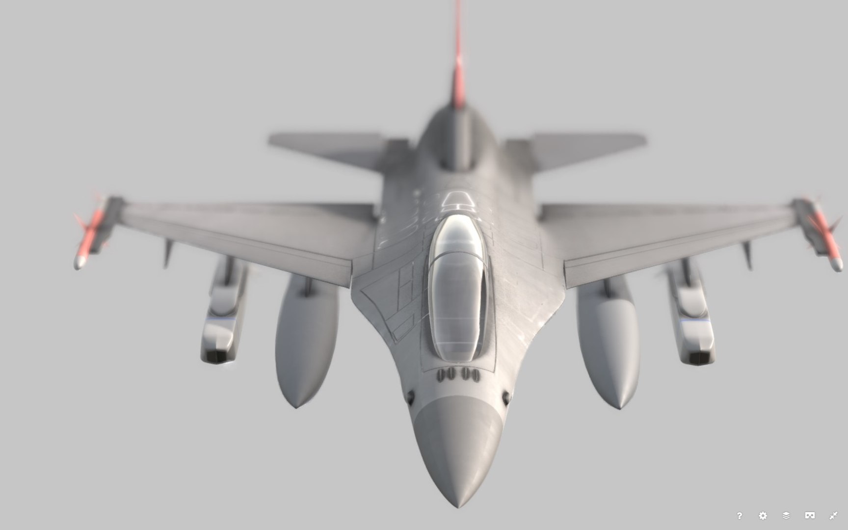 3D F-16 Fighter Model - TurboSquid 1434662