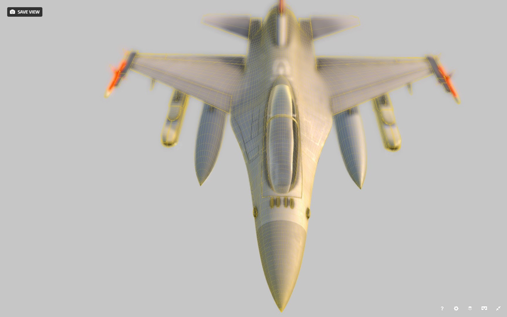 3D F-16 Fighter Model - TurboSquid 1434662