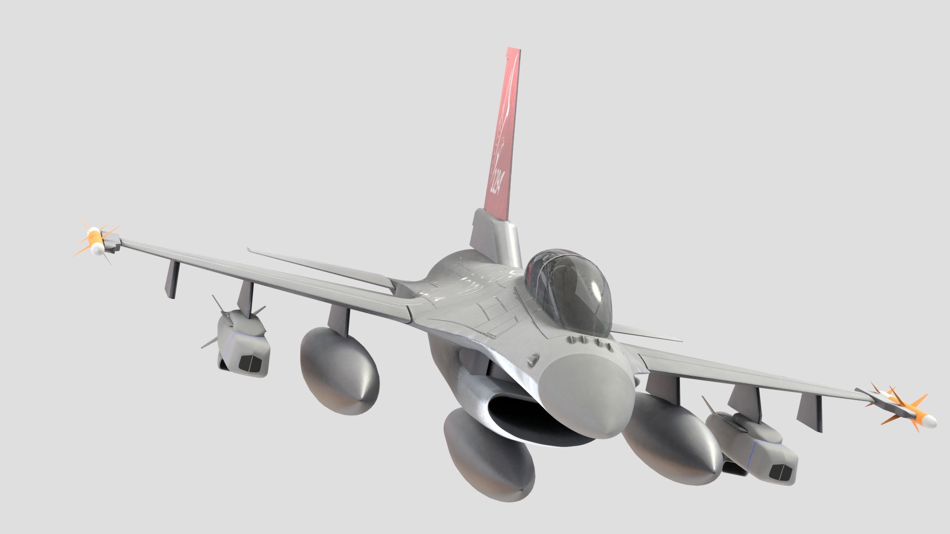 3D F-16 Fighter Model - TurboSquid 1434662