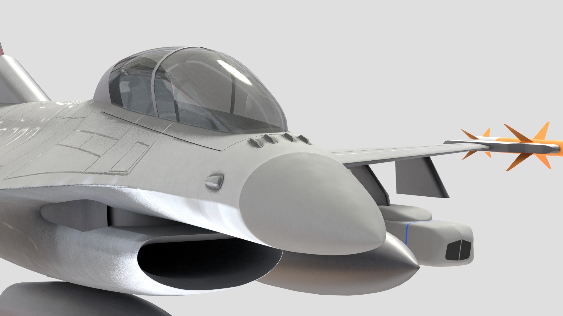 3D F-16 Fighter Model - TurboSquid 1434662