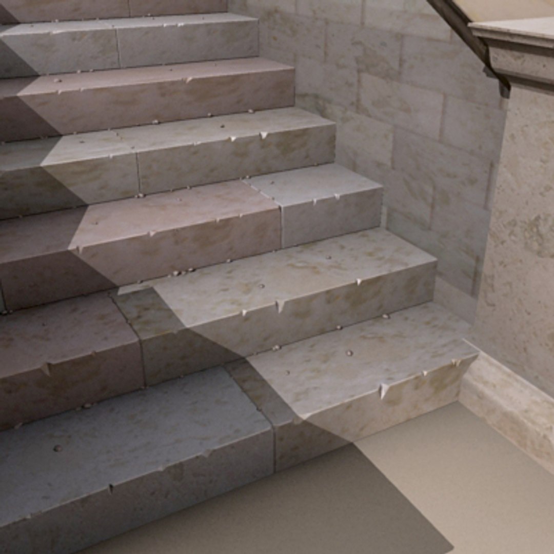 3d perron stair roman