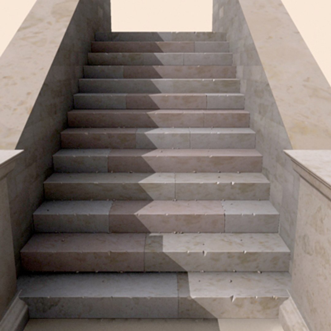 3d perron stair roman