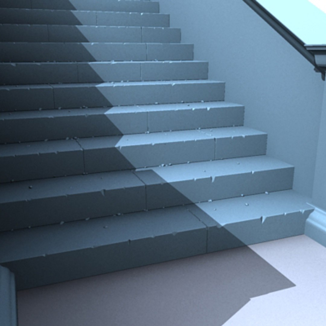 3d perron stair roman
