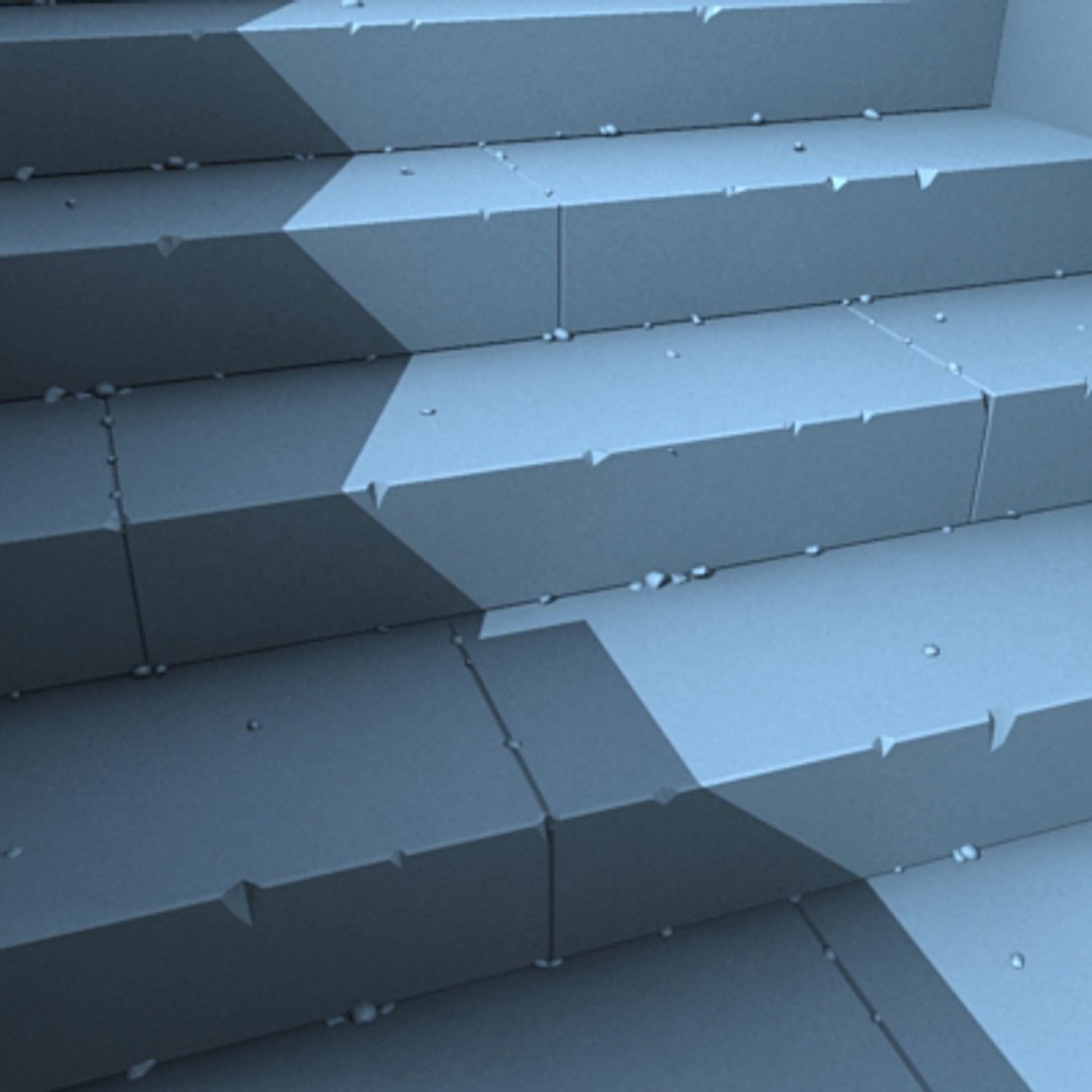 3d perron stair roman