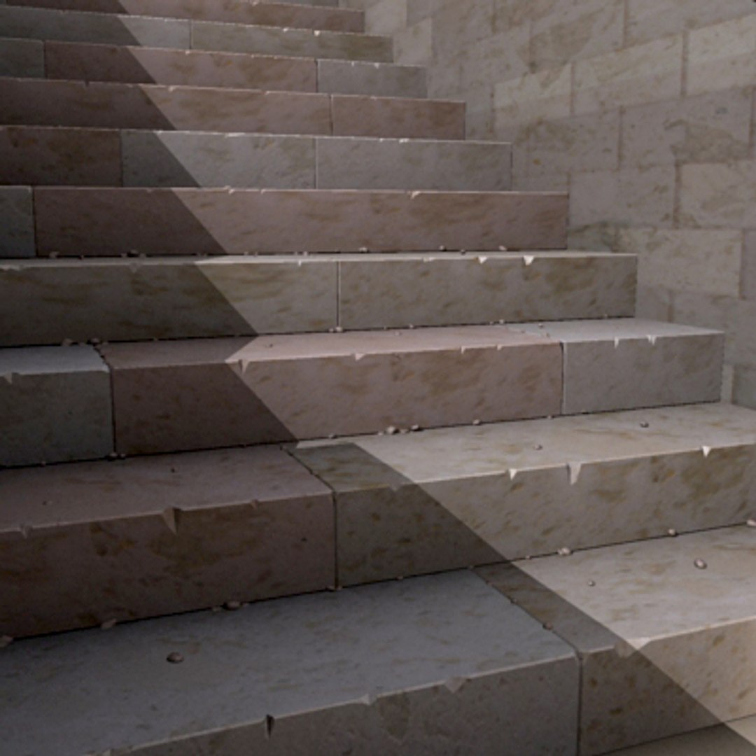 3d perron stair roman