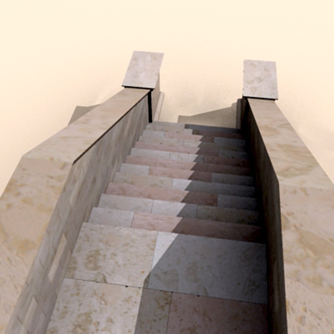 3d perron stair roman