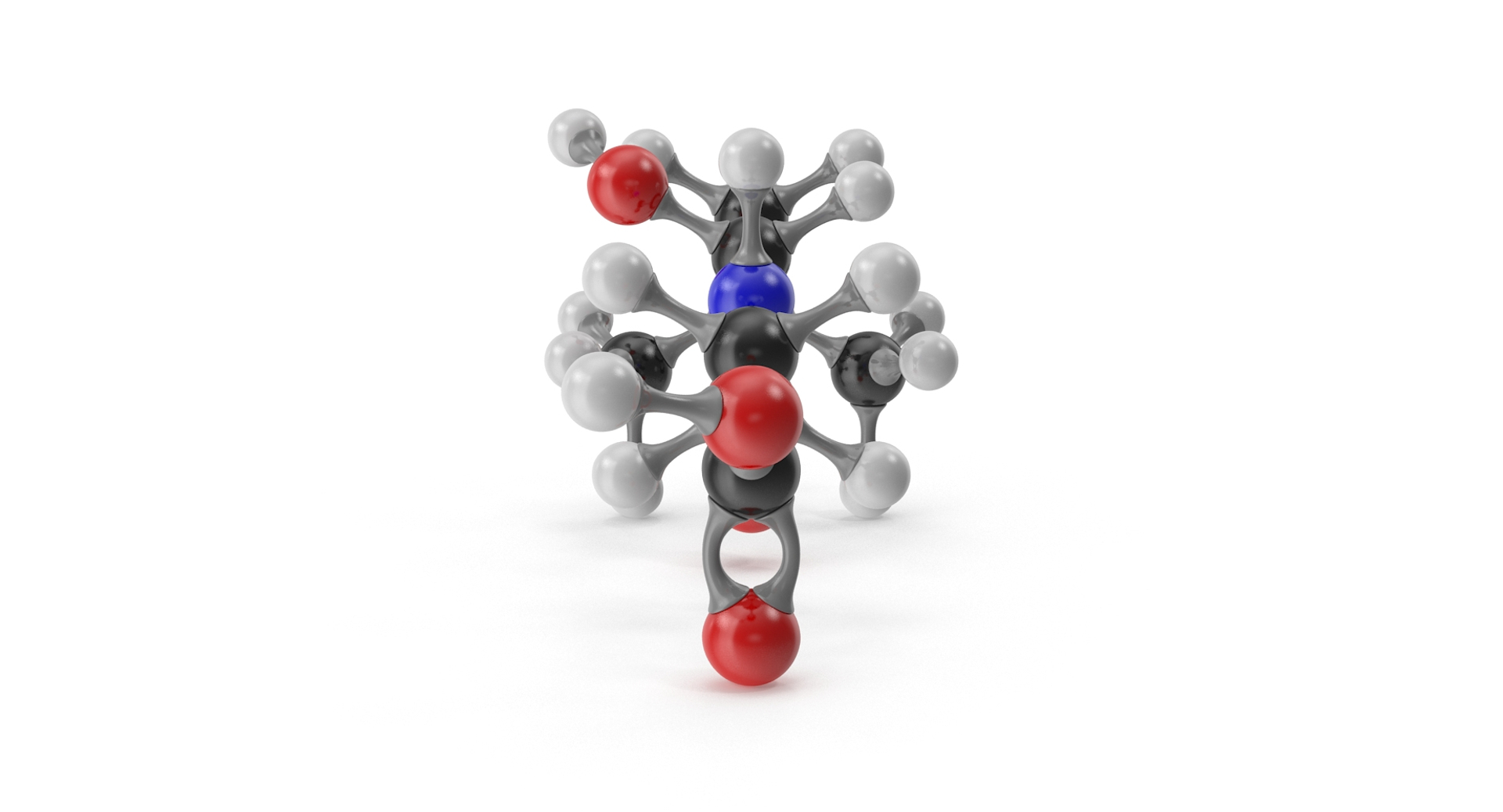 3D Pantothenic Acid Molecular Model - TurboSquid 1287166