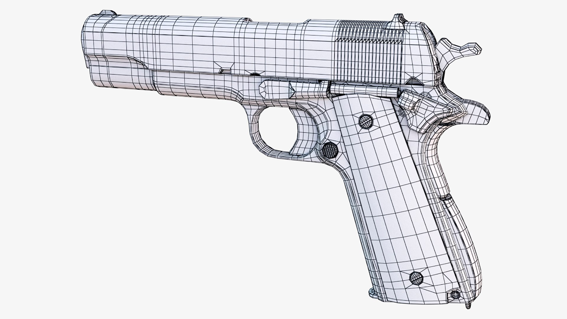 Colt 1911 3D - TurboSquid 1436015