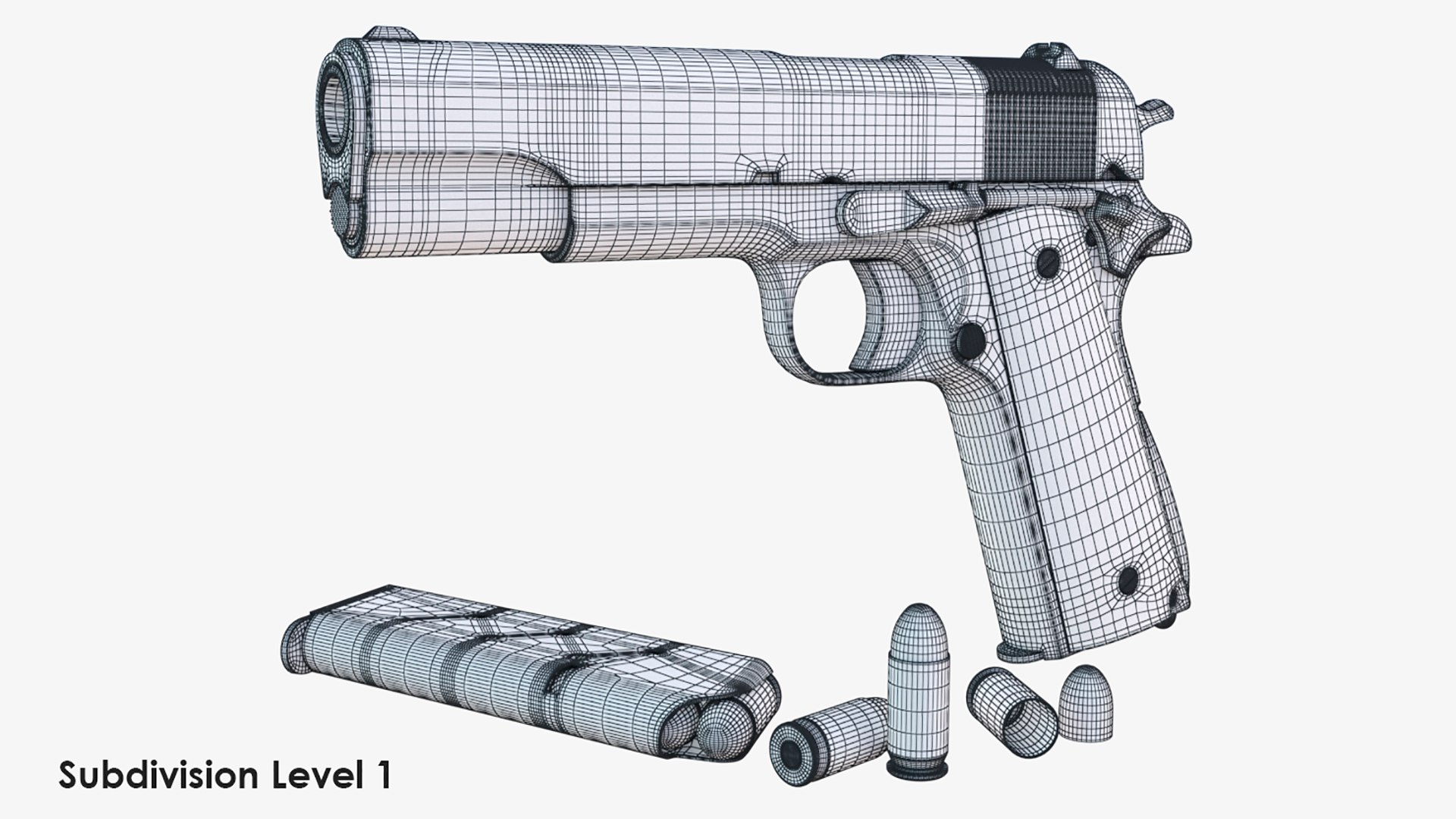 Colt 1911 3D - TurboSquid 1436015
