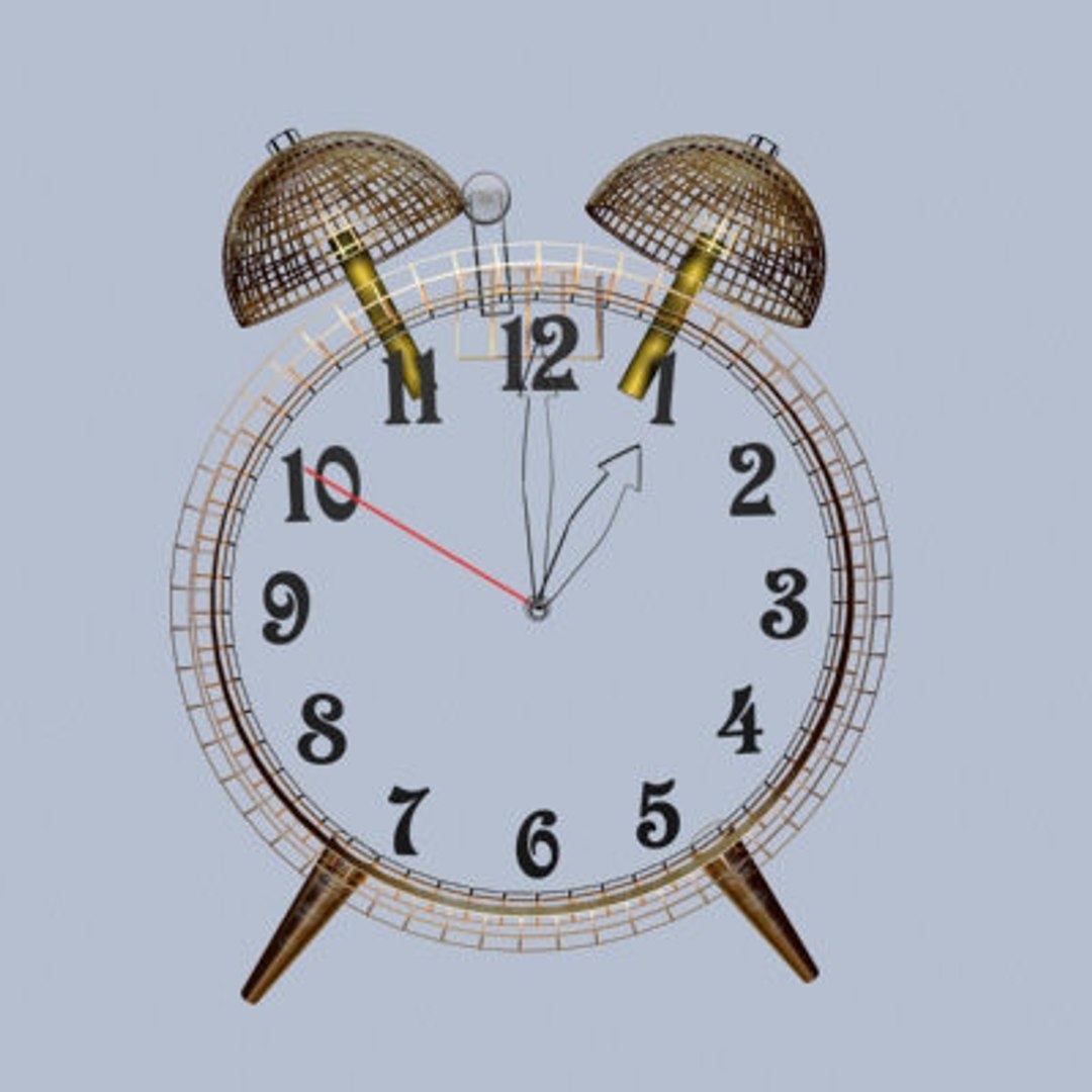 Alarm clock 3D model - TurboSquid 171194