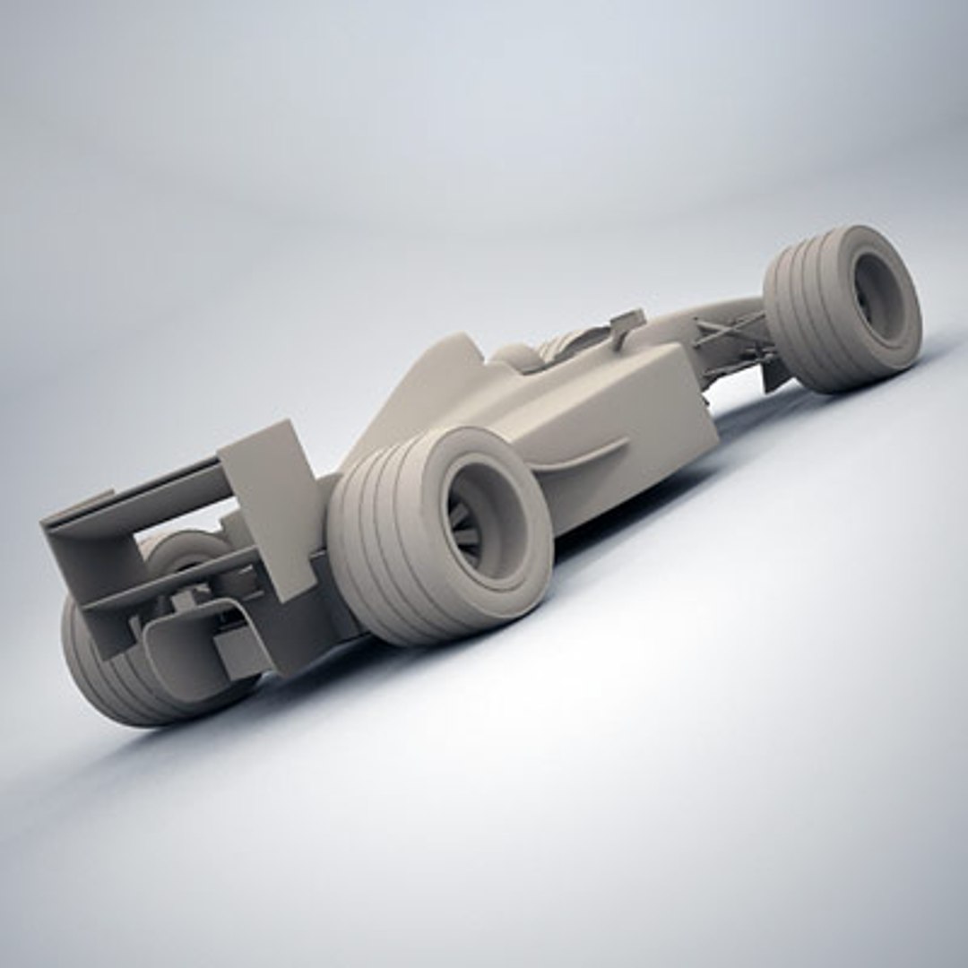 generic f1 car 3d max