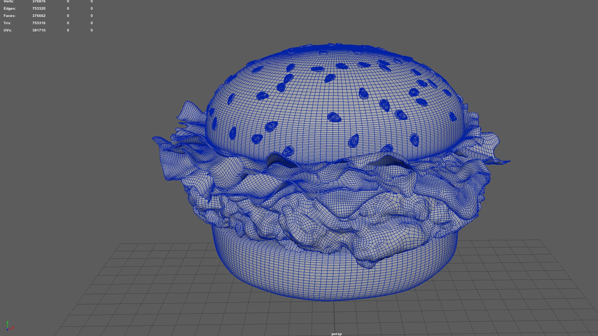 3D Burger Crispy Chicken Tender Model - TurboSquid 2226294