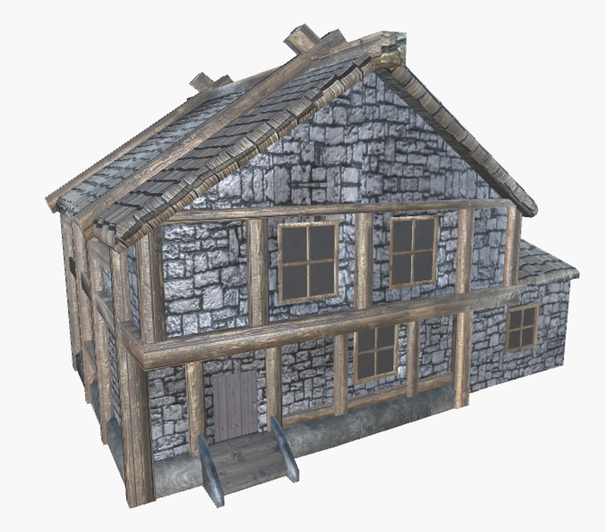 3D Medieval House Addon - TurboSquid 1164630