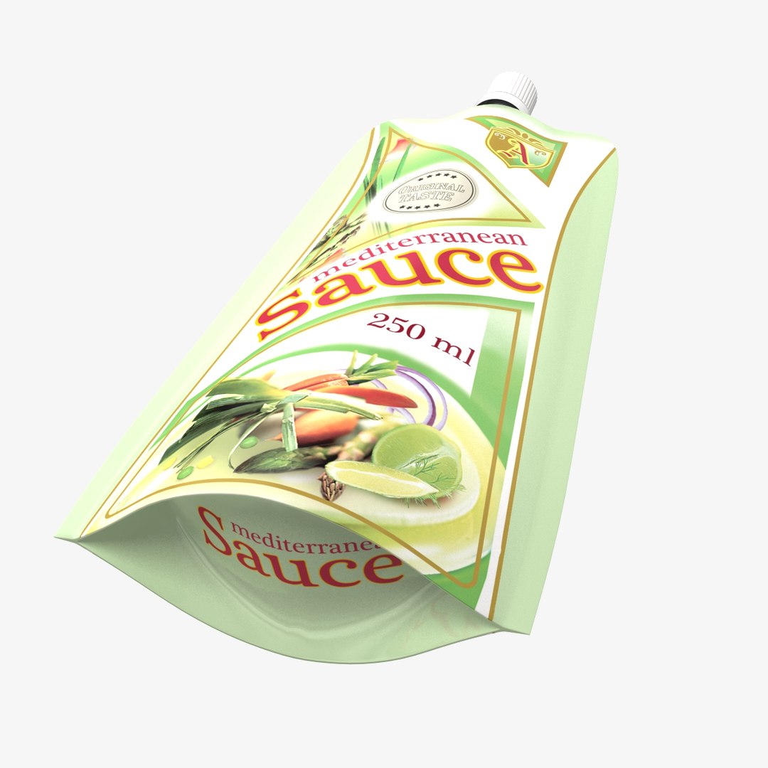 3d Model Packages Sauces