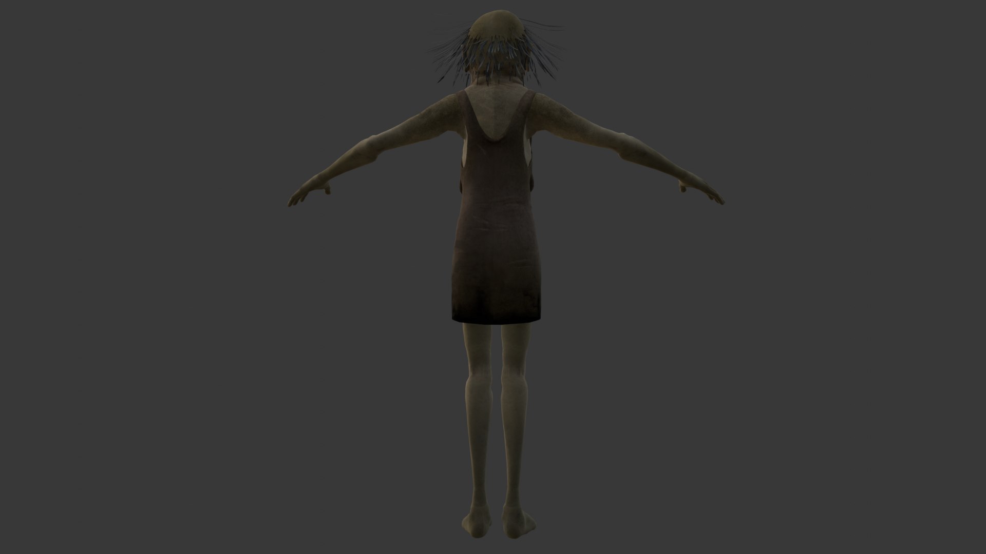 3D Scary Granny - TurboSquid 2258303