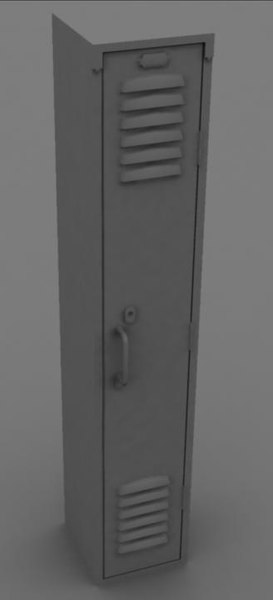locker 3d model