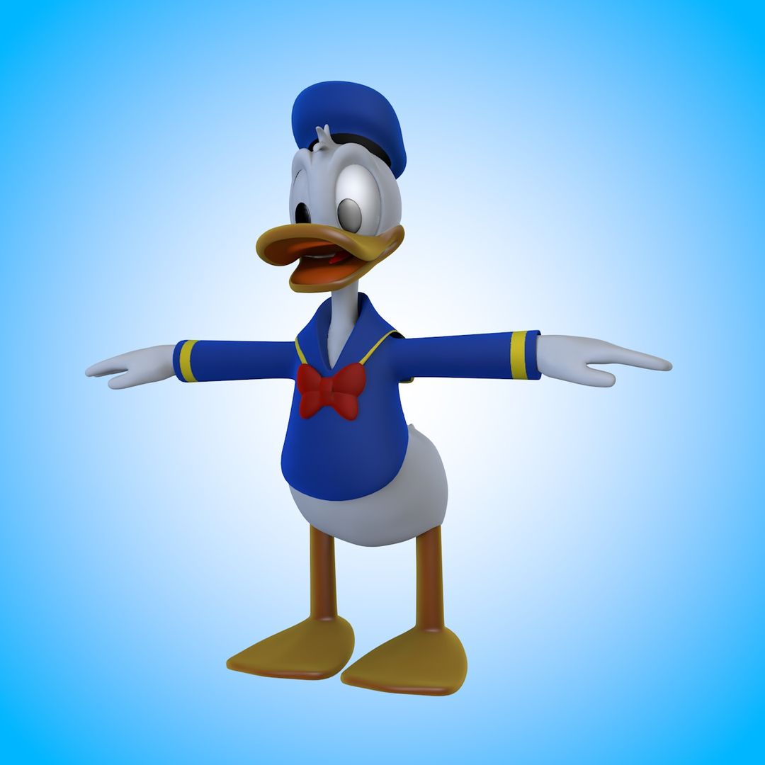 Donald Daisy Duck C4d