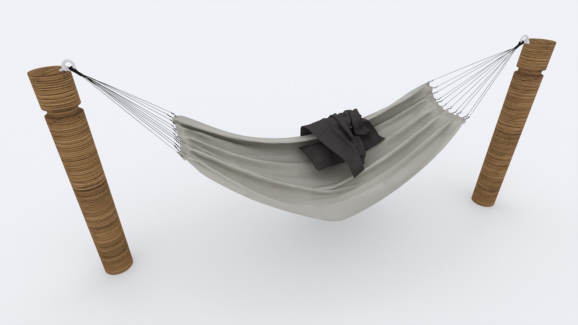 3D Hammock Model - TurboSquid 2161068