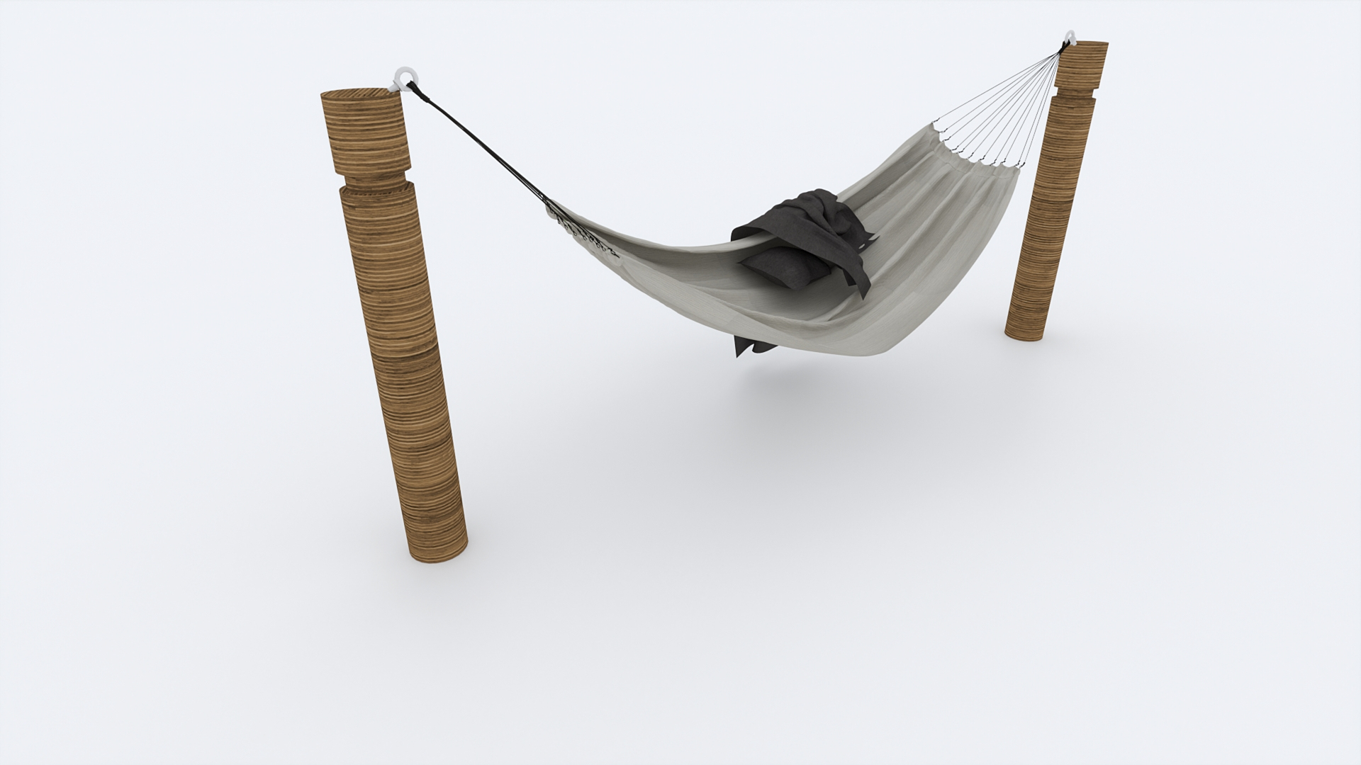 3D Hammock Model - TurboSquid 2161068
