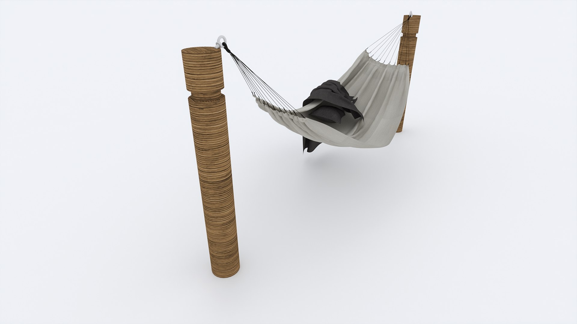 3D Hammock Model - TurboSquid 2161068
