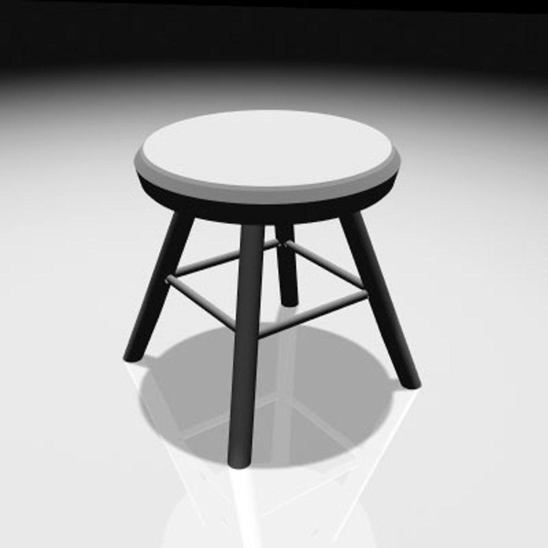 3d Model Of Stool