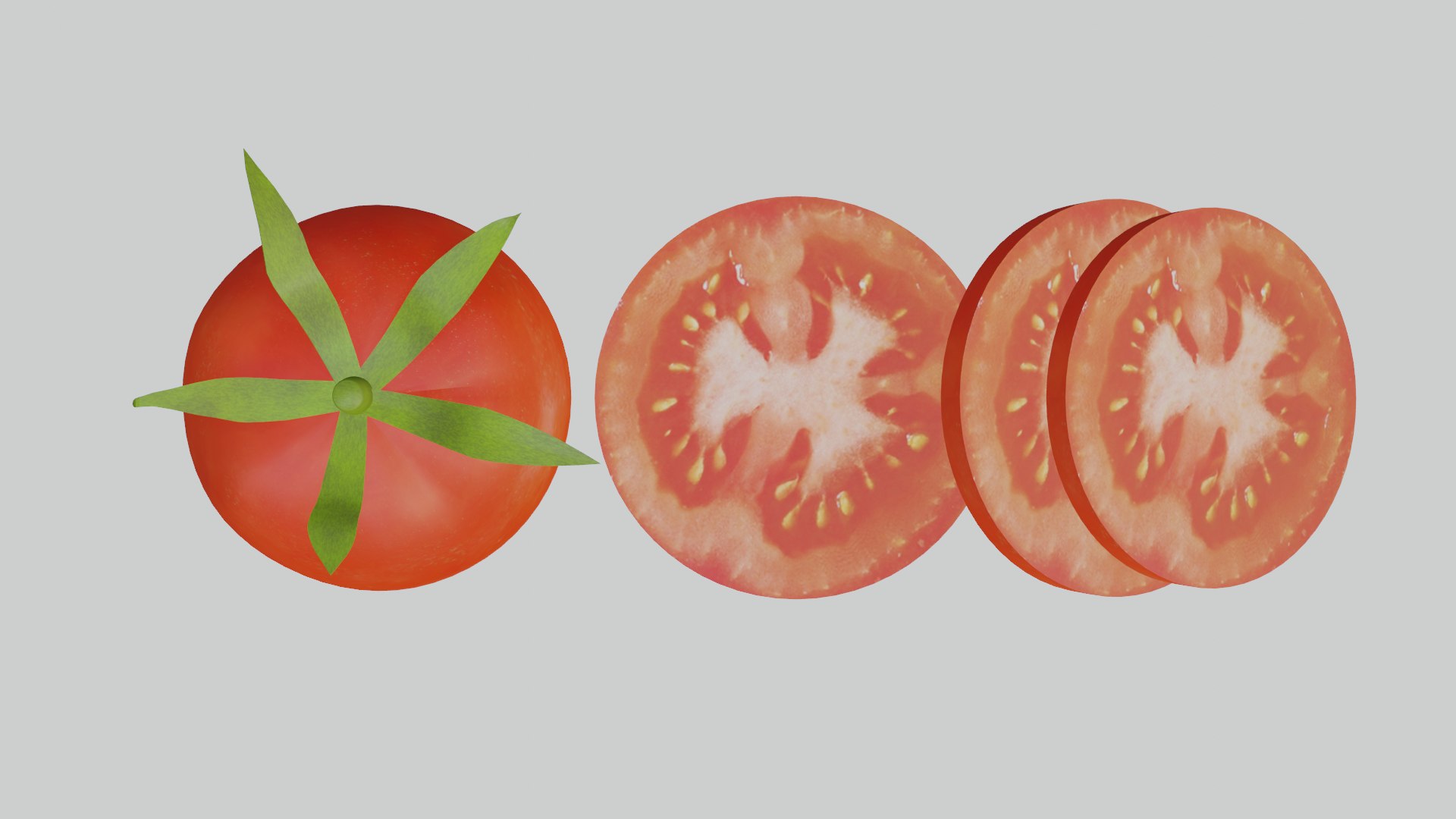 3D Tomato Model - TurboSquid 1942136