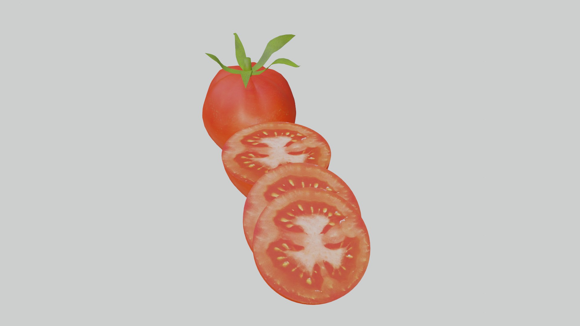 3D Tomato Model - TurboSquid 1942136