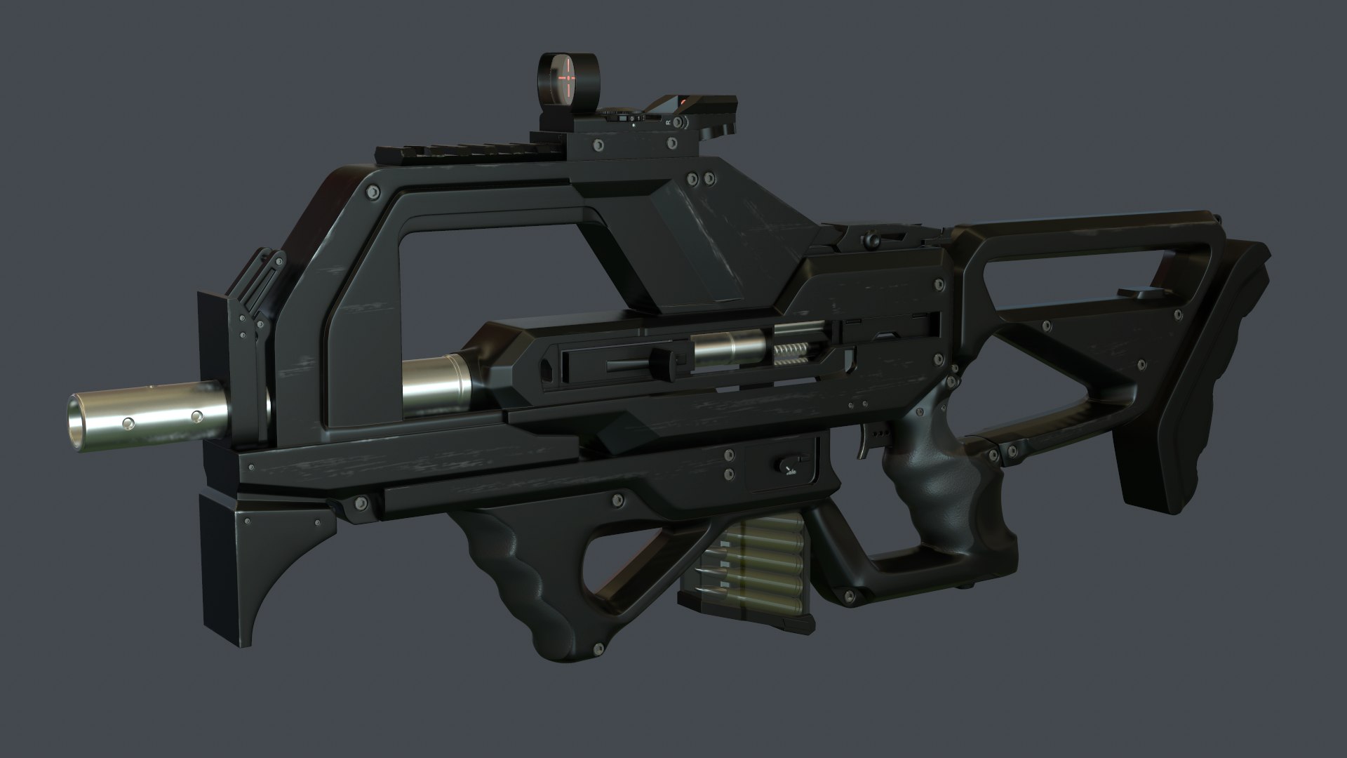3d Concept Rifle