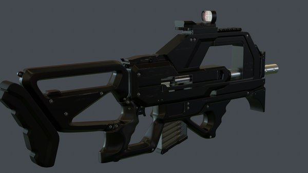 3d concept rifle