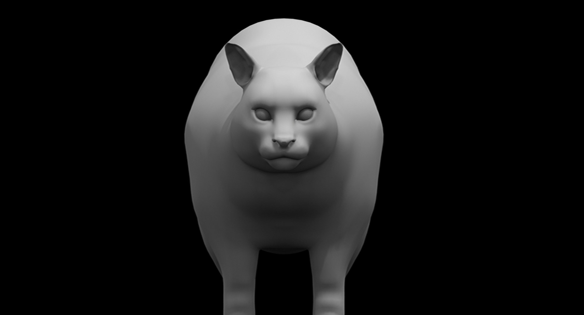 Fat Cat 3D Model - TurboSquid 1560184