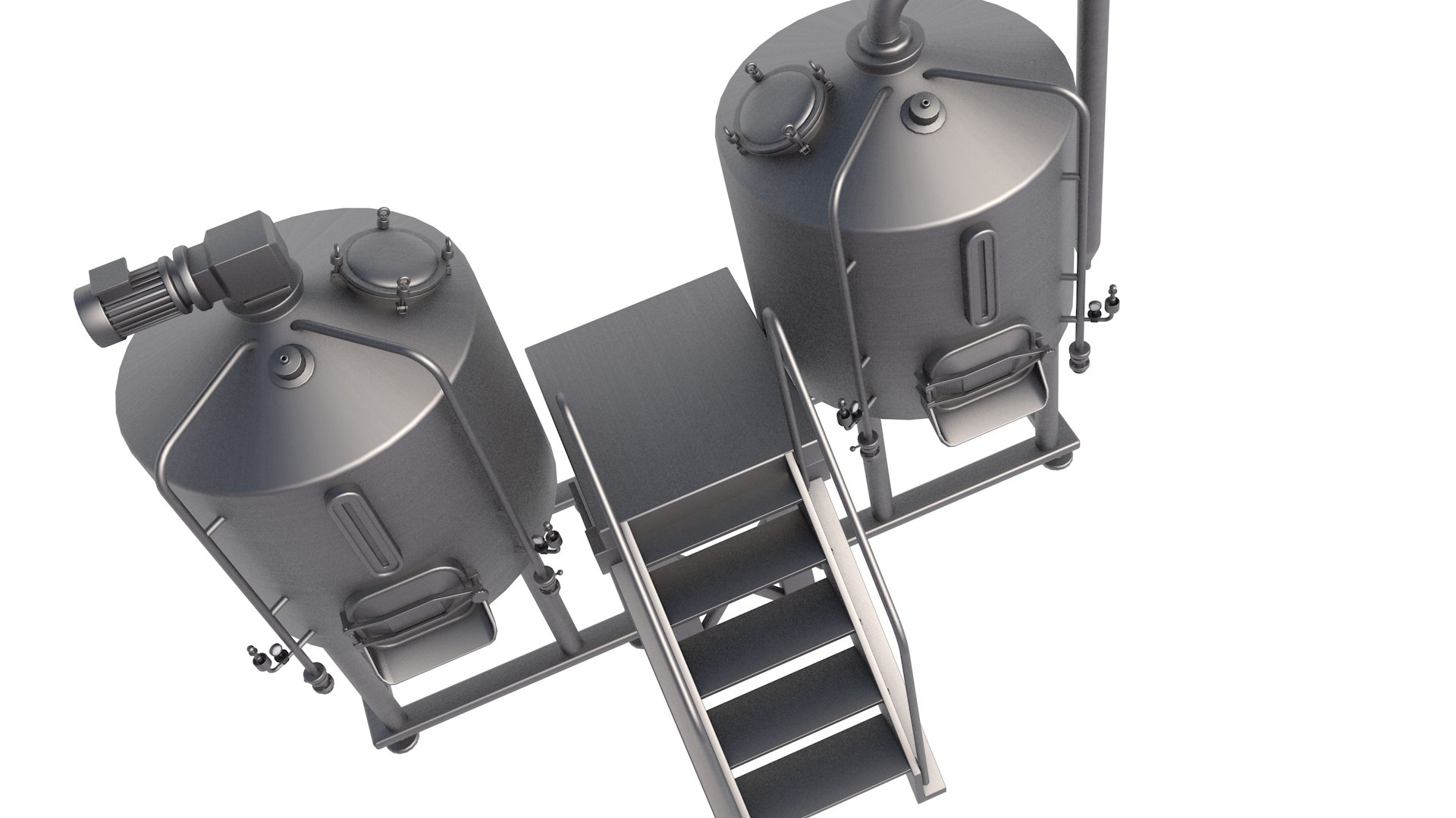 3D Model Brewery Fermentation Tank - TurboSquid 2432569