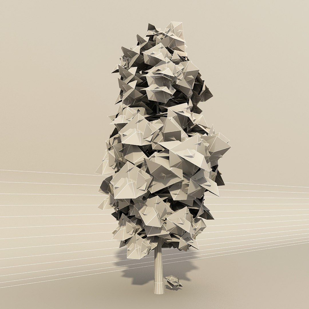 3d ash trees model