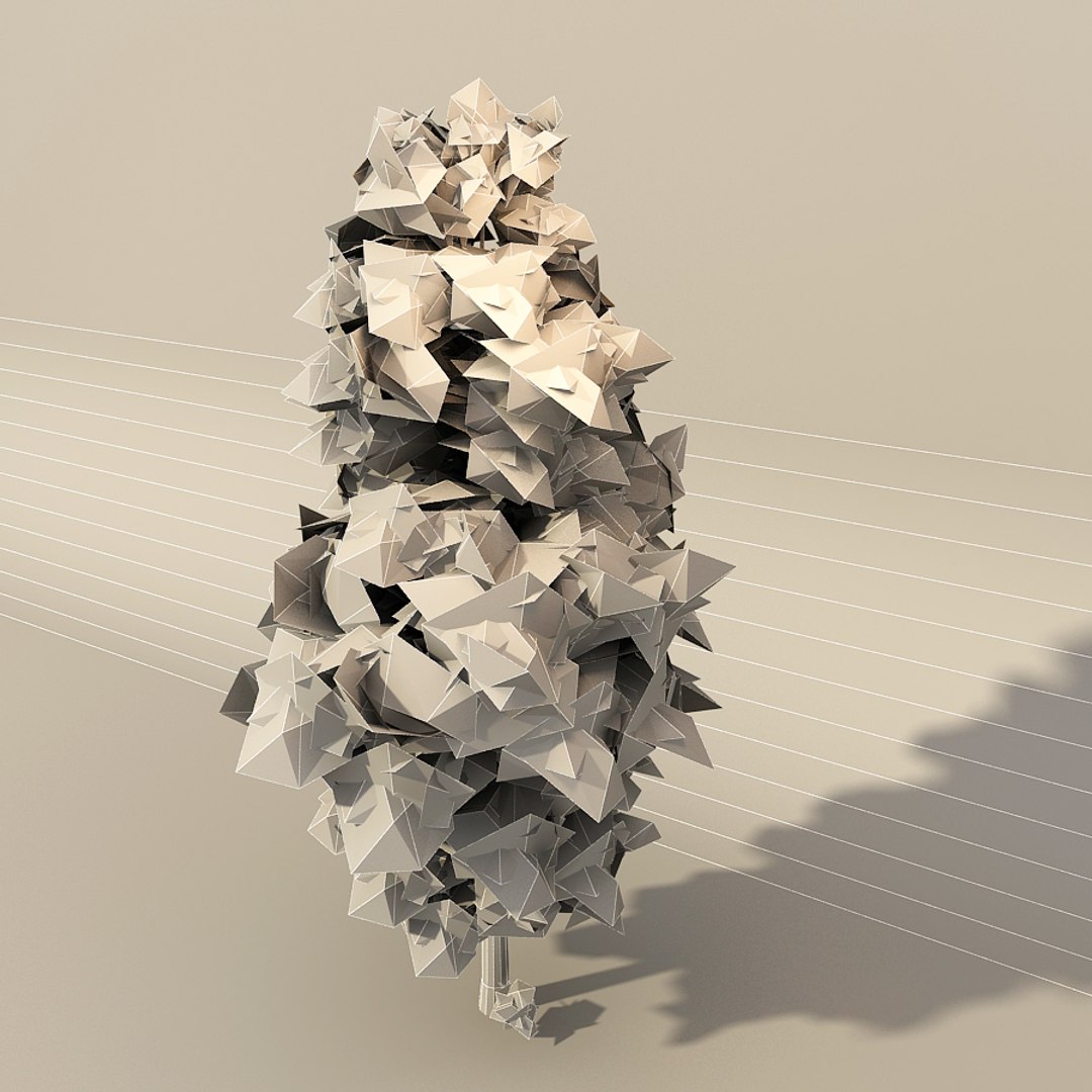 3d ash trees model