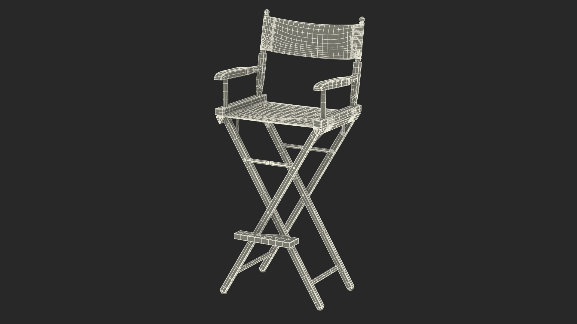 Tall Folding Chair Mockup 3D Model - TurboSquid 2018122