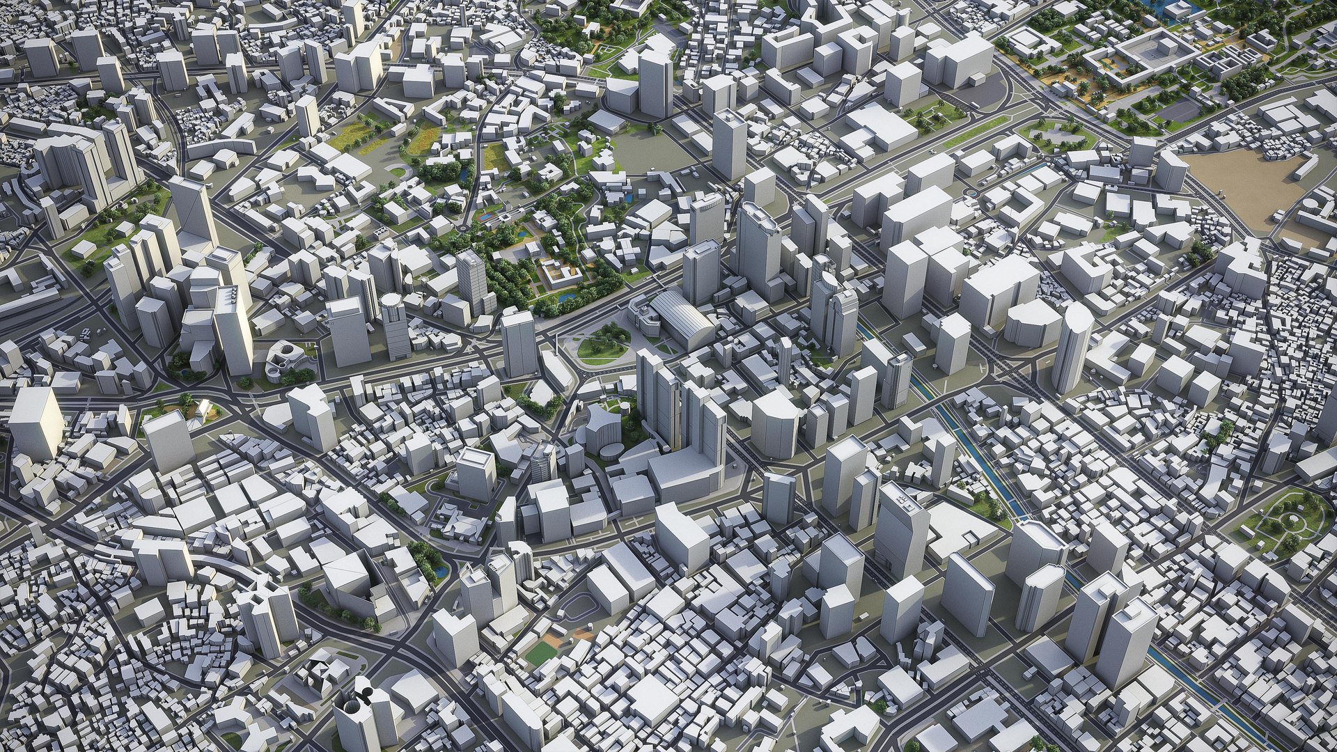 Seoul metropolitan area - 3D model - TurboSquid 1543598
