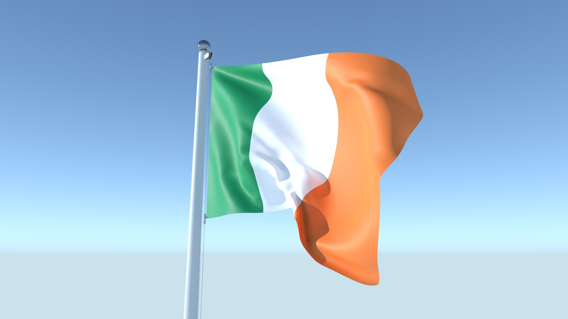 3D Animated Flag Of Ireland - TurboSquid 1738863
